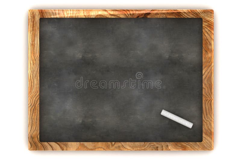 Tableau noir vide illustration stock. Illustration du retrait - 34044228