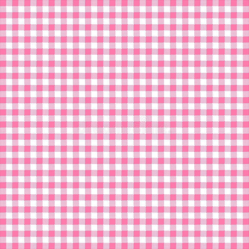 Tablecloth Pattern Pink Design with Small Rectangles Vector Stock ...
