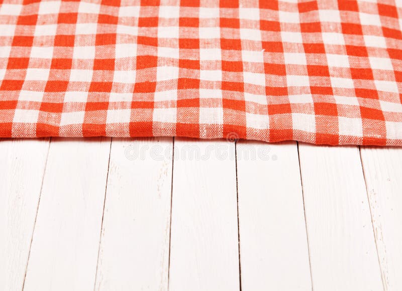 Tablecloth Red White Checkered Wavy Board Stock Photos - Free & Royalty ...