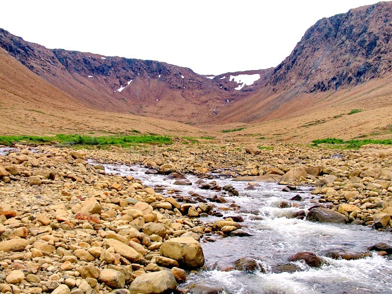 The Tablelands in Gros Morne National Park Stock Photo - Image of angle ...