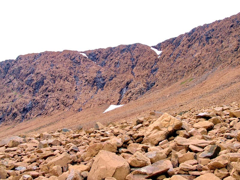 The Tablelands in Gros Morne National Park Stock Image - Image of color ...
