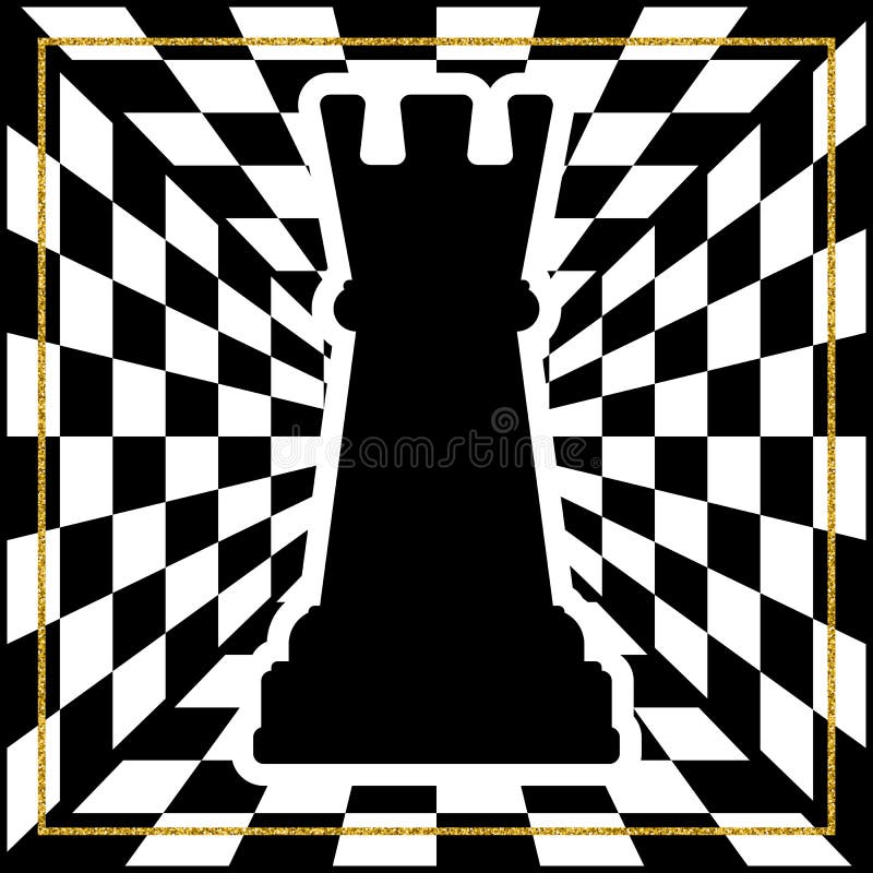 Tablero De Ajedrez Con Piezas De Ajedrez Rey Y Obispo. Juego Navideño ...