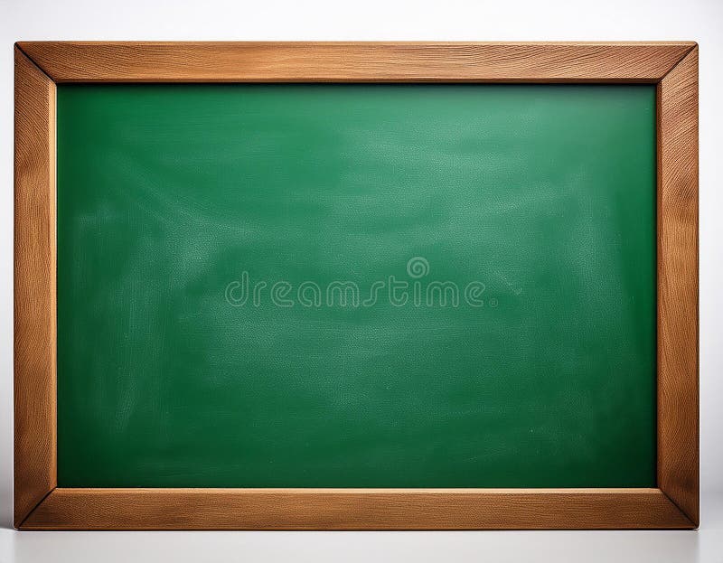 Tablero Verde Sobre Fondo Blanco Stock de ilustración - Ilustración de ...