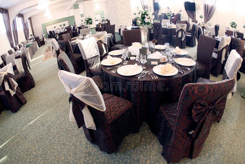 Elaborate Setup Surrounding Wedding Cake Stock Image - Image of cake ...