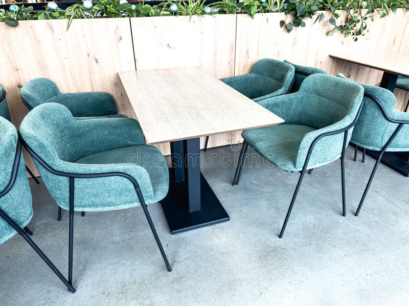 Tables and Chairs in a Cafe Stock Photo - Image of chairs, decoration ...