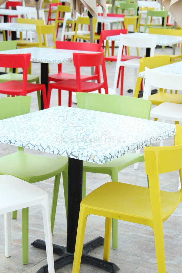Tables and chairs stock photo. Image of decoration, table - 61176536