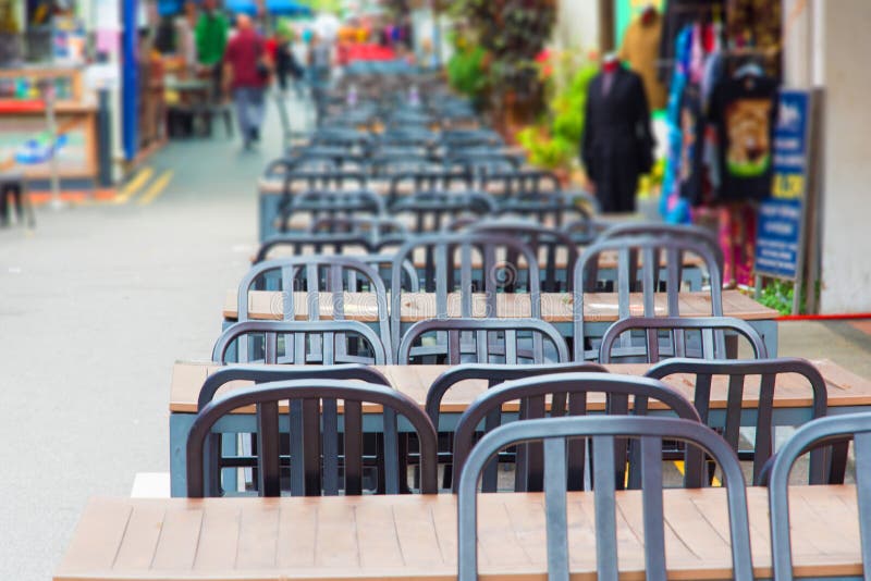 Tables and chairs stock photo. Image of europe, city - 81188732