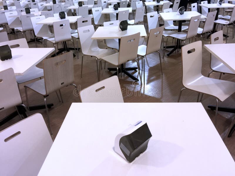Tables and Chairs Line Up stock image. Image of modern - 101433159