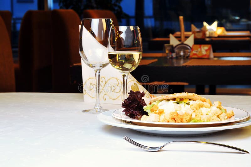 Tables set for meal stock image. Image of comfortable - 17366879