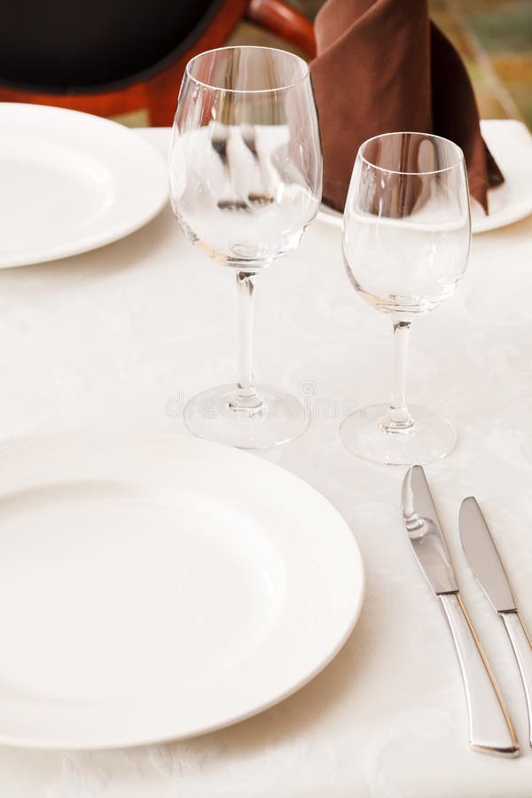 Tables set for meal stock photo. Image of elegance, luxury - 30104266