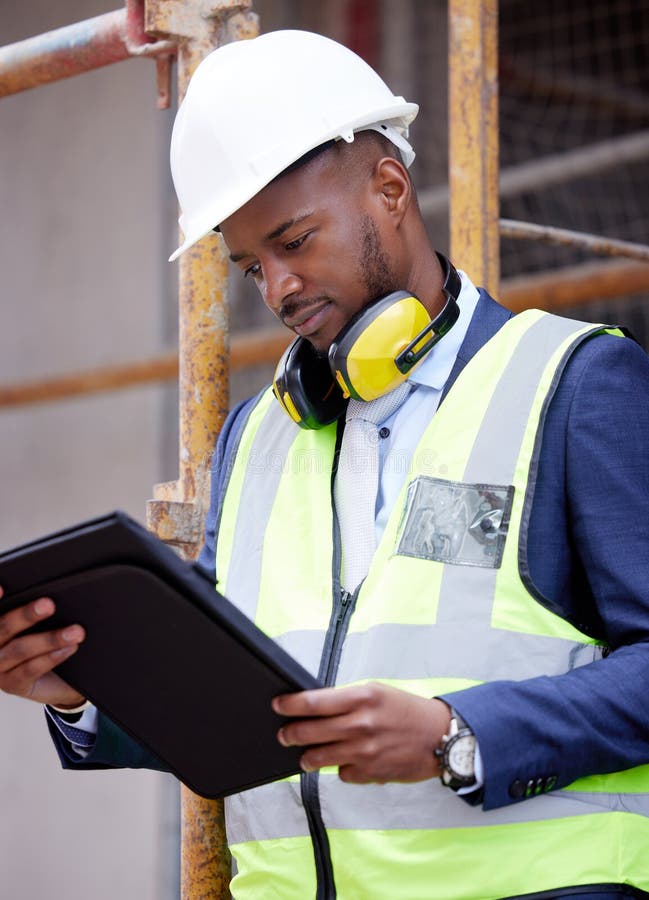812 Black Man Inspection Construction Stock Photos - Free & Royalty ...