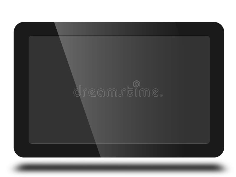 Tablet as Responsive stock illustration. Illustration of webdesign ...