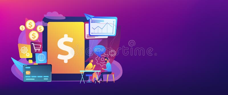 Core Banking it System Concept Vector Illustration. Stock Vector ...