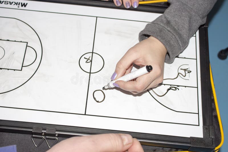 Tablet basketball coach stock photo. Image of health - 83734794