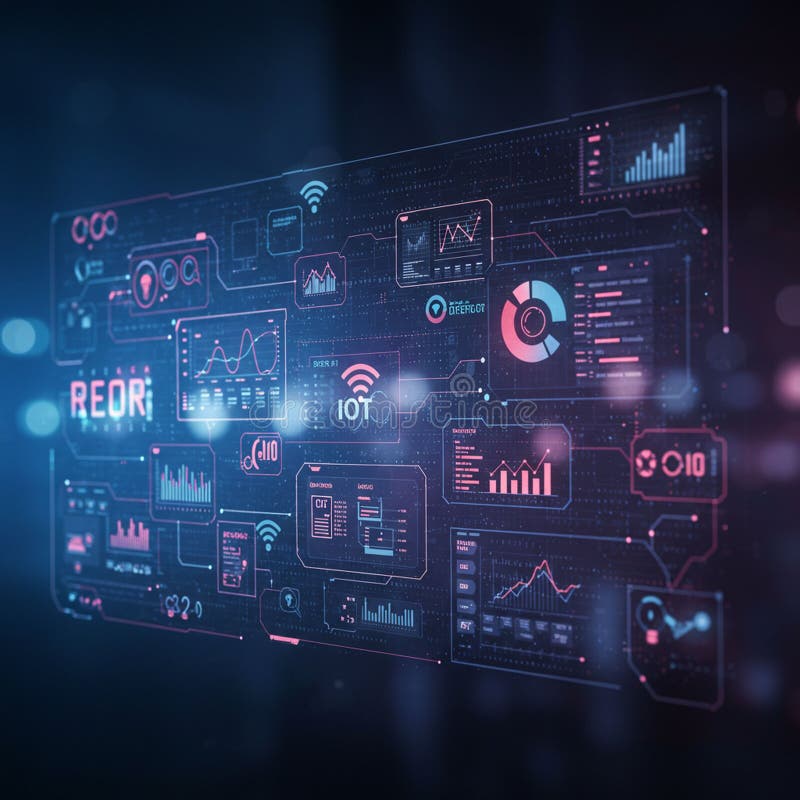 A Tablet with a Blank White Screen Appears To Be Levitating Above a ...