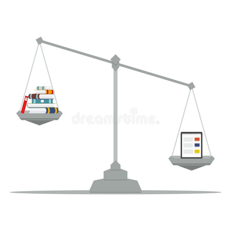 Computer Books Balance Scales Stock Illustrations – 30 Computer Books ...