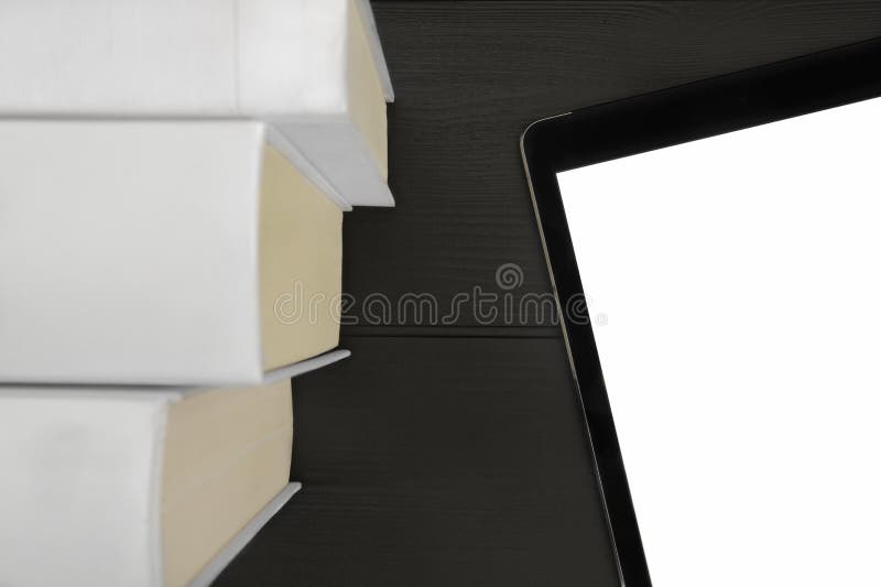 Tablet Books Technologies stock photo. Image of screen - 56606438