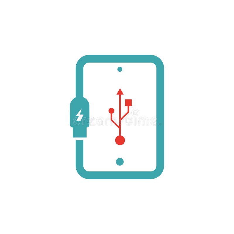 Phone Charging Icon stock vector. Illustration of communication - 63621694