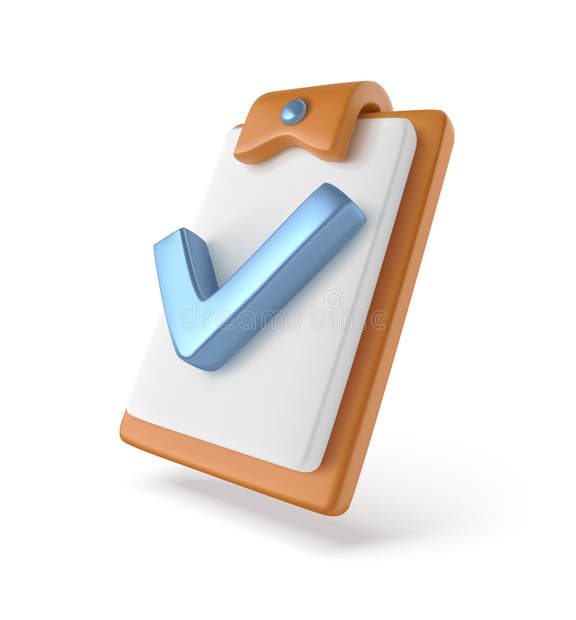 Tablet with Checklist Done Icon. Document Application. Vector Stock ...