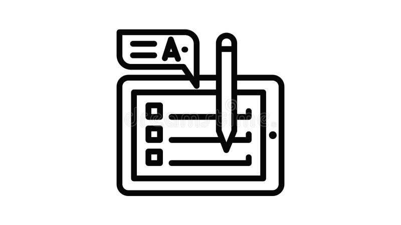 Checklist icon animation stock footage. Video of choice - 222259688