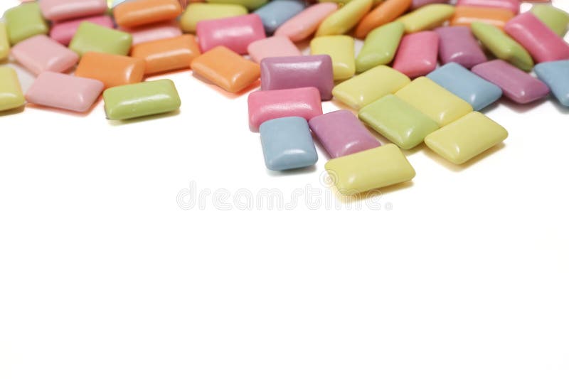 Tablet Chewing Gums Isolated White Background Stock Photos - Free ...