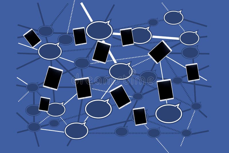 Tablet and Communication Design Stock Vector - Illustration of email ...