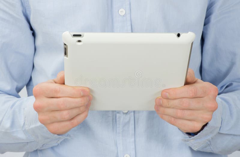 Tablet computer stock photo. Image of information, flat - 24416298