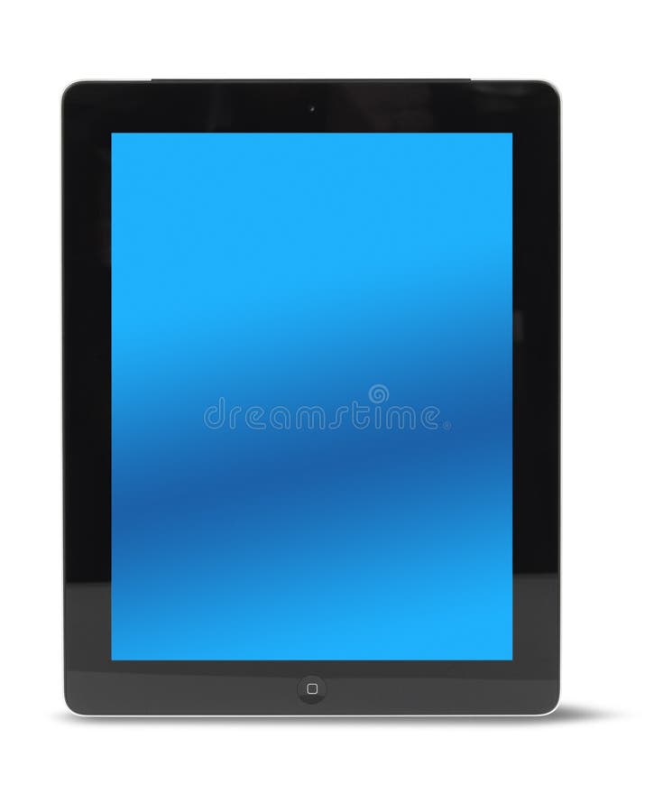 Tablet Computer Front Isolated Picture. Image: 32151553