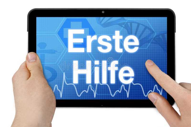Tablet Computer with the German Word for Measles - Masern Stock Photo ...