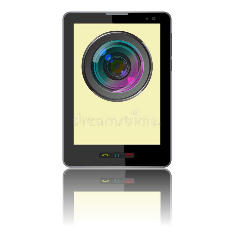 Tablet Computer & Mobile Phone. Stock Vector - Illustration of design ...