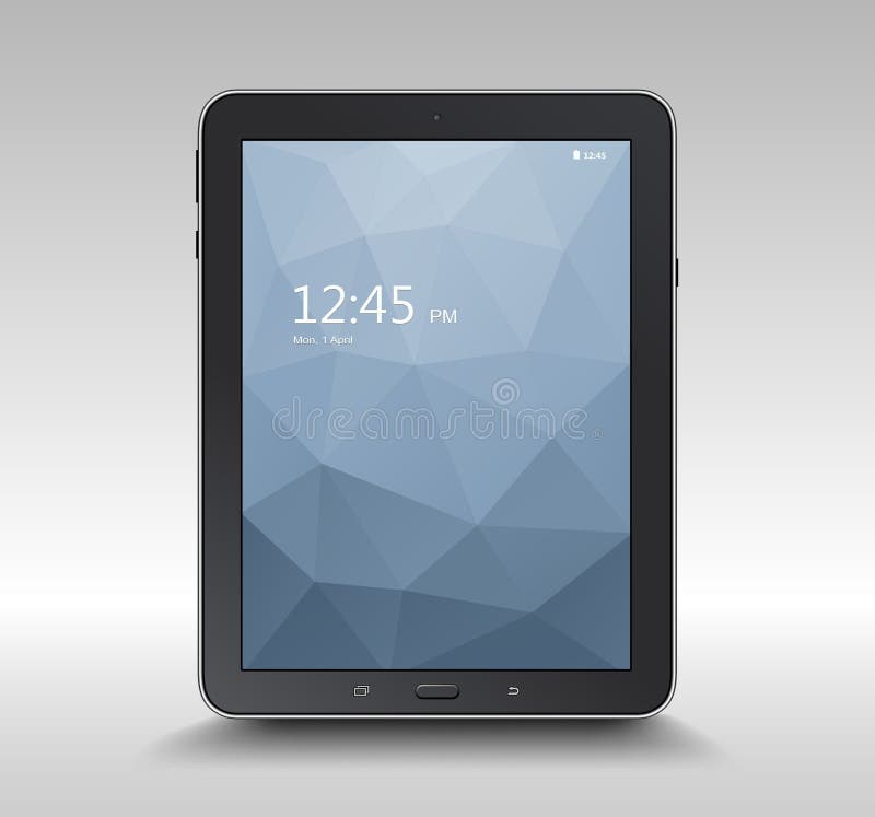 Tablet stock vector. Illustration of modern, portable - 40964380