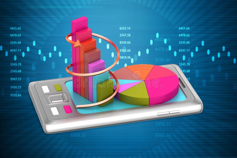 Tablet Showing a Spreadsheet and a Paper Stock Image - Image of numbers ...