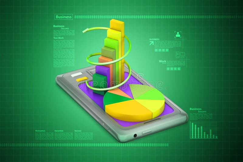 Tablet Showing a Spreadsheet and a Paper Stock Image - Image of numbers ...