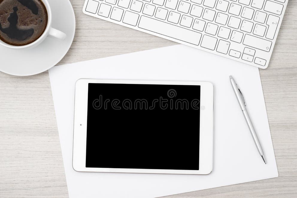 Tablet computer stock photo. Image of blank, phone, modern - 123117622