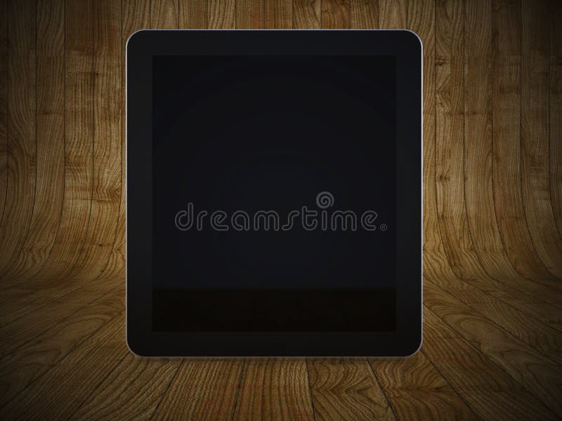Tablet computer stock photo. Image of wood, list, blank - 48193820