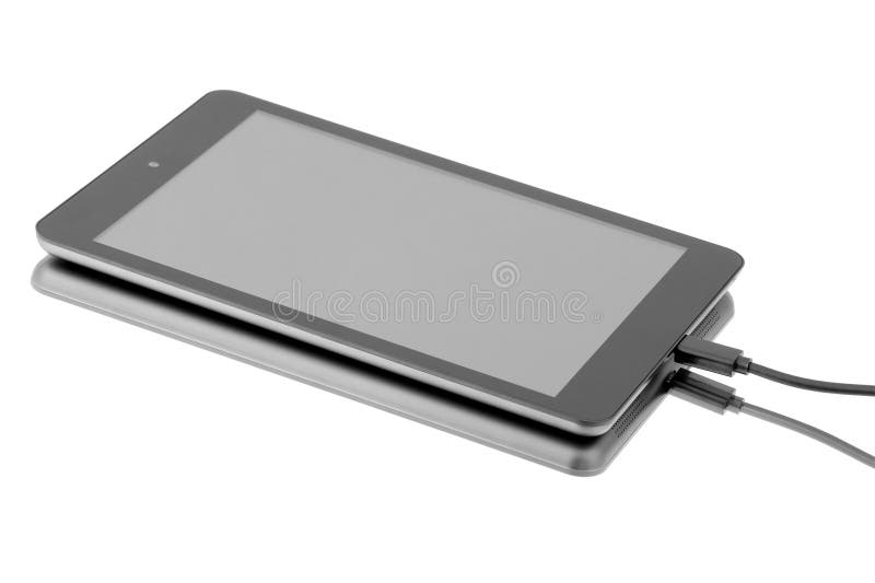 Tablet. stock photo. Image of internet, facebook, charging - 46564918
