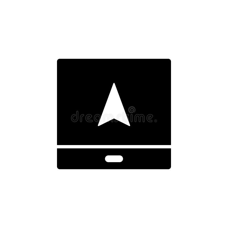 Tablet, Cursor, Location Icon. Simple Thin Line, Outline Vector of ...