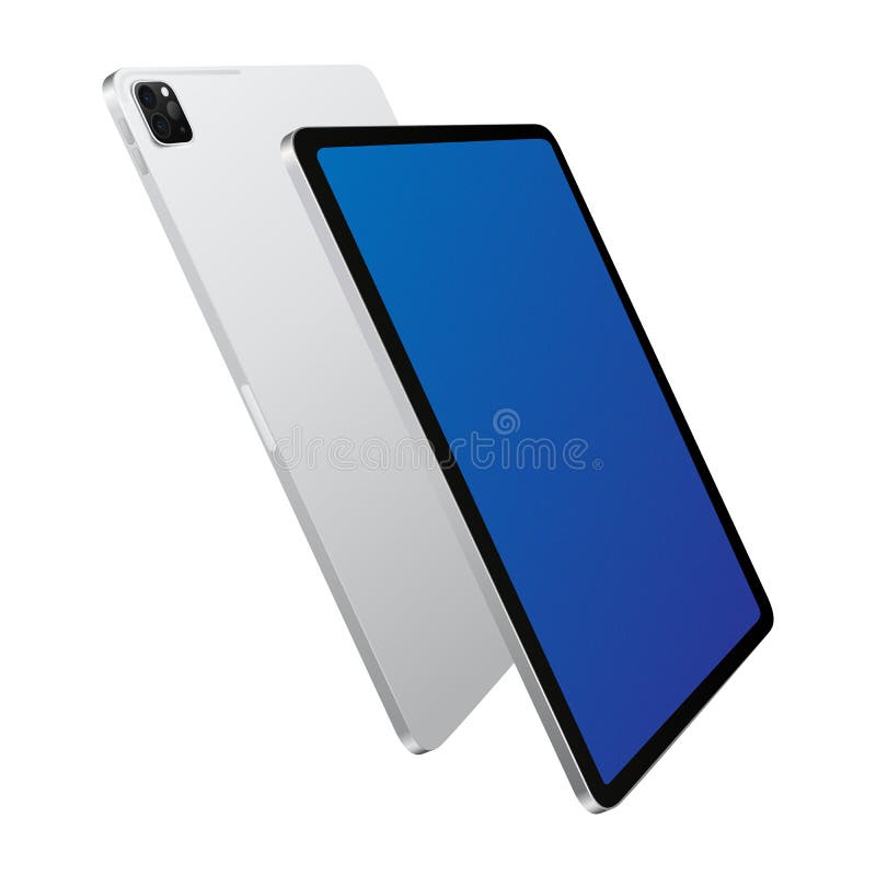 Tablet Back Side View Stock Illustrations – 127 Tablet Back Side View ...