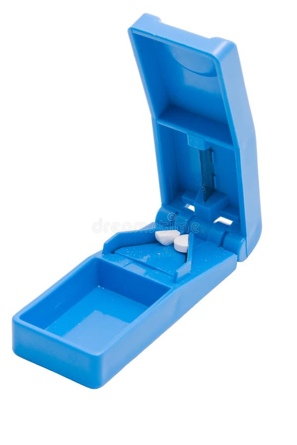 Tablet Cutter stock photo. Image of halved, cutter, plastic - 30608144