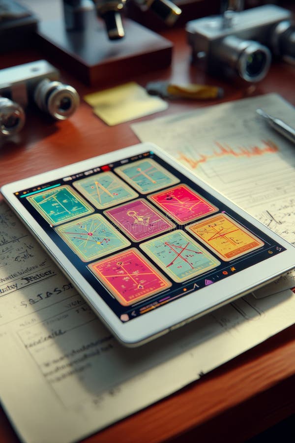 Colorful Digital Tarot Cards Stock Photos - Free & Royalty-Free Stock ...