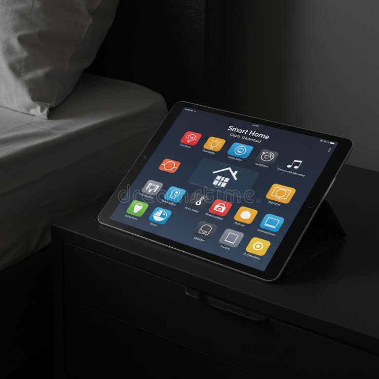 Smart Bedside Table Stock Illustrations – 298 Smart Bedside Table Stock ...