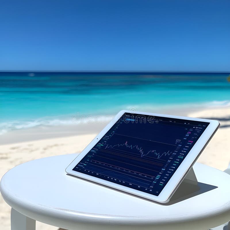 Remote Stock Trading by the Beach: a Perfect Blend of Work and Leisure ...