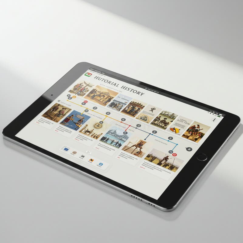 History Timeline Map Infographic Background Vector Stock Vector ...