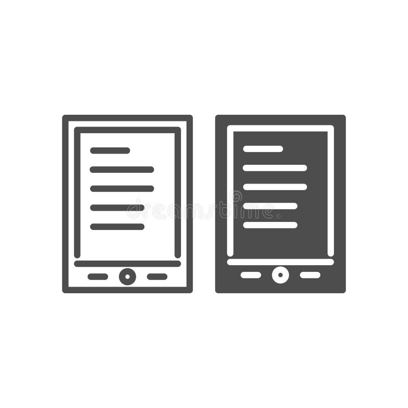 EReader Tablet computer stock vector. Illustration of fashion - 28163143