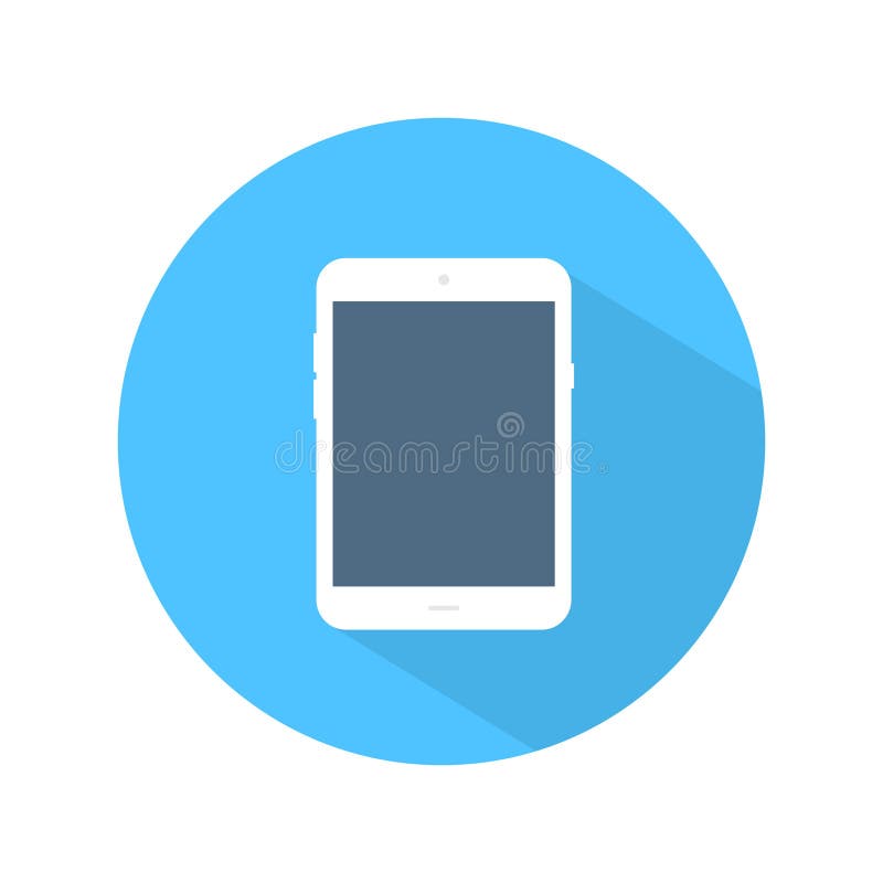 Tablet Flat Icon Vector. Modern Tab Design Illustration Stock Vector ...