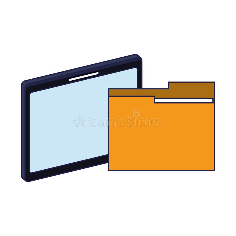 Folder Symbol Seamless Pattern. Folder Icon Backdrop Stock Illustration ...