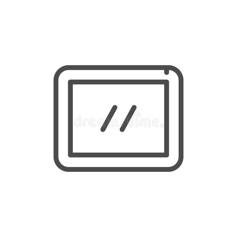 Touchpad Outline Stock Illustrations – 1,023 Touchpad Outline Stock ...