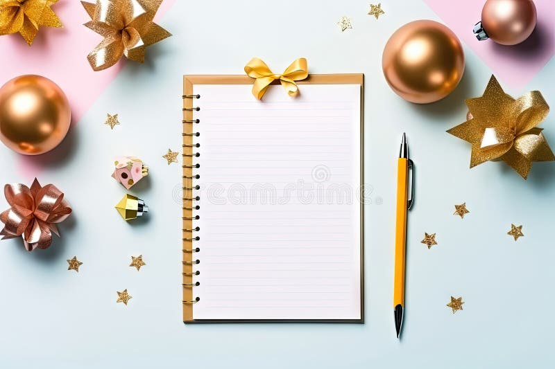 Tablet for Holiday Message Writing - Generative AI Stock Illustration ...