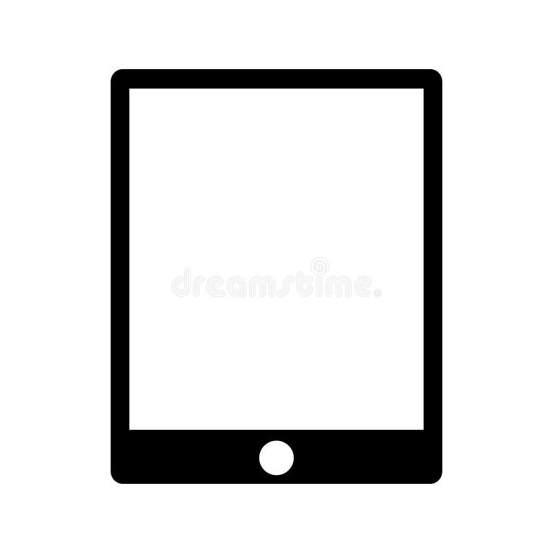 Tablet icon design vector stock vector. Illustration of symbol - 233723703