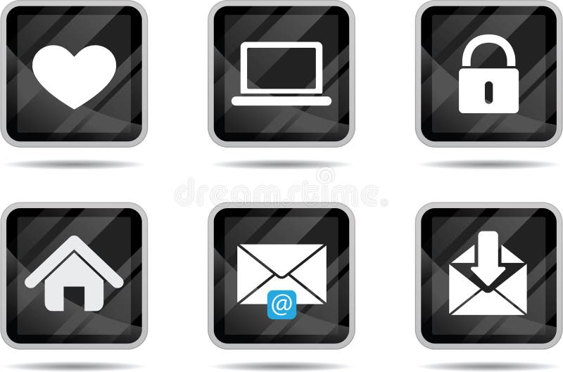 Tablet Icon - Internet 2 stock vector. Illustration of home - 14938557